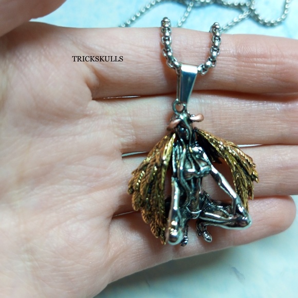 TRICKSKULLS | Accessories | Winged Devil Demon Goddess Punk Gothic Sexy ...